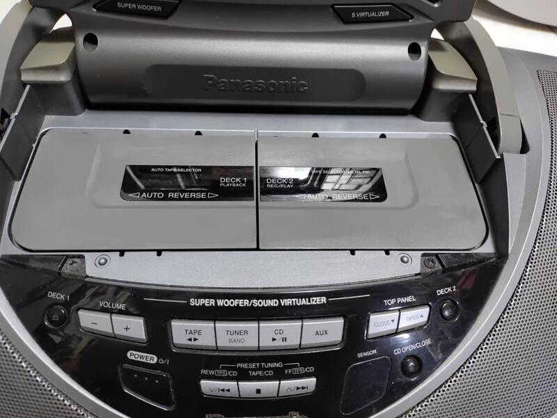 經典銘機 環繞重低音 眼鏡蛇造型 國際牌 Panasonic RX-ED707 手提音響 單側TAPE故障 | 露天市集 | 全台最大的網路購物市集