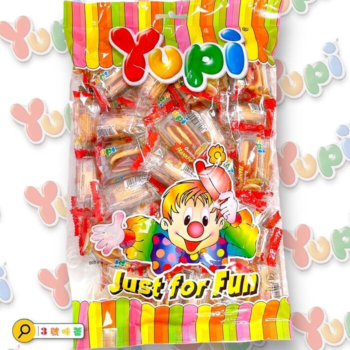 3號味蕾 YUPI小熱狗造型QQ軟糖378克/原封包 造型軟糖 造型QQ 好吃好玩 童趣 熱狗堡 QQ軟糖 yupi | 露天市集 | 全台最大的網路購物市集