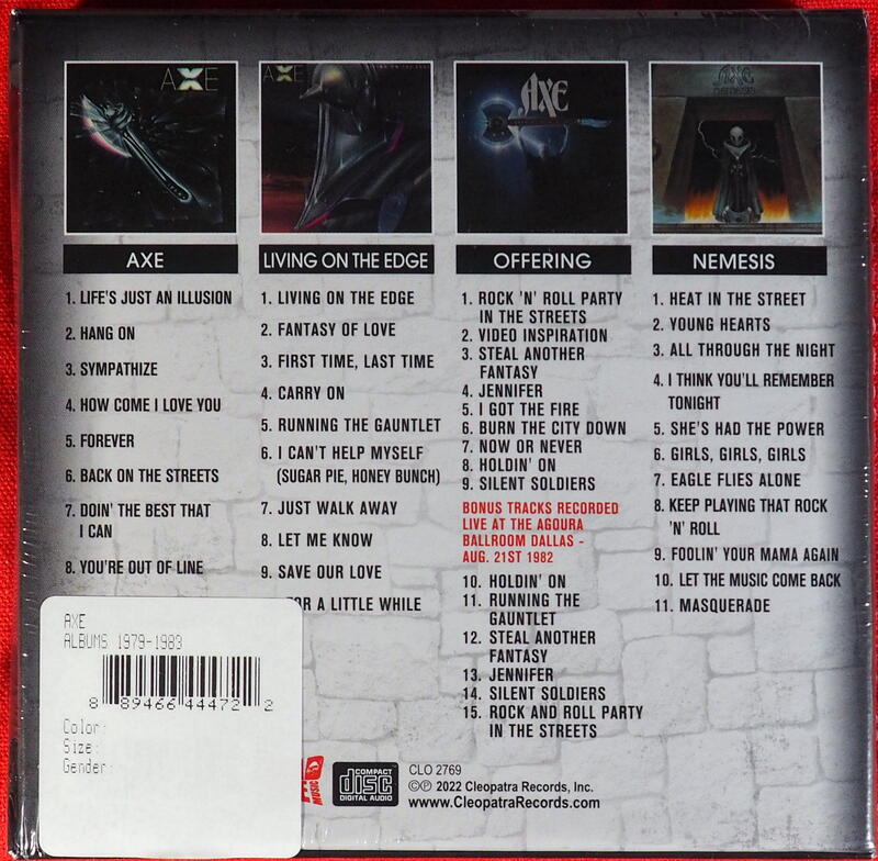 Axe / Albums 1979-1983 *4 CD(全新美版) | 露天市集 | 全台最大的網路購物市集