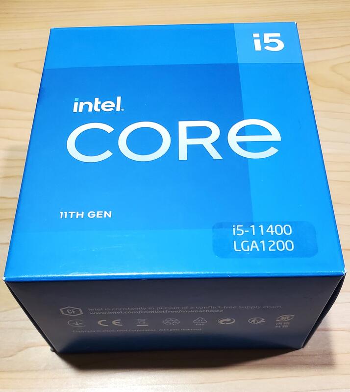 【免運】i5-11400 全新盒裝未拆封 intel Core 11代1200腳位 CPU | 露天市集 | 全台最大的網路購物市集