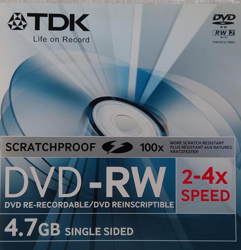 TDK DVD-RW 4X 燒錄片 TDK601saku (50片1000+免運) | 露天市集 | 全台最大的網路購物市集