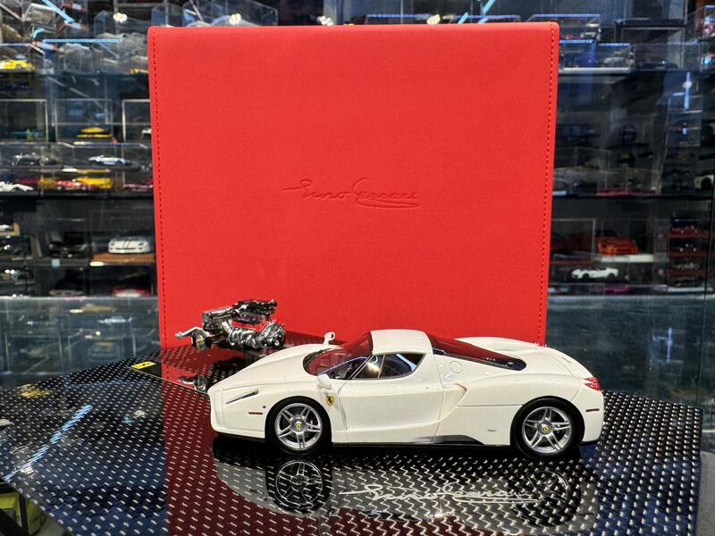 吉華@ 1/43 Carvellous Ferrari Enzo 珍珠白 禮盒版 碳纖底板 | 露天市集 | 全台最大的網路購物市集