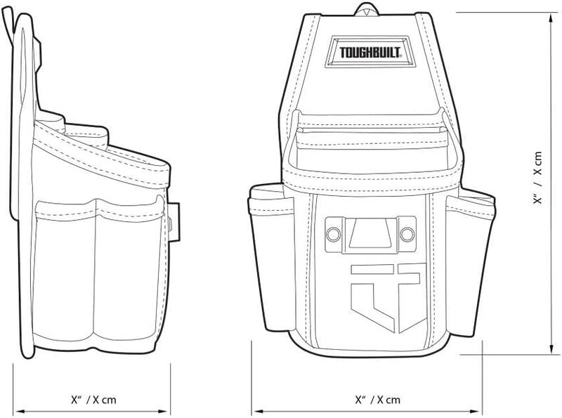 [工具潮流] 美國 托比爾 TOUGHBUILT 七格輕型腰包非快扣式 鉗袋 工具袋 電工包 TB-236-7 | 露天市集 | 全台最大的網路購物市集