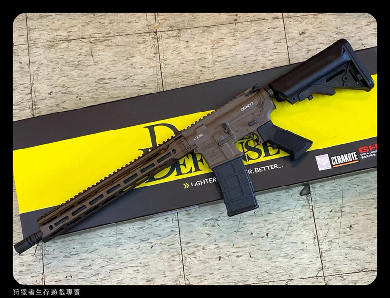 【狩獵者生存專賣】GHK DD M4 V7 14.5 吋 V3 GBB 氣動長槍-MFR M-LOK 戰術魚骨-沙色 | 露天市集 | 全台最 ...