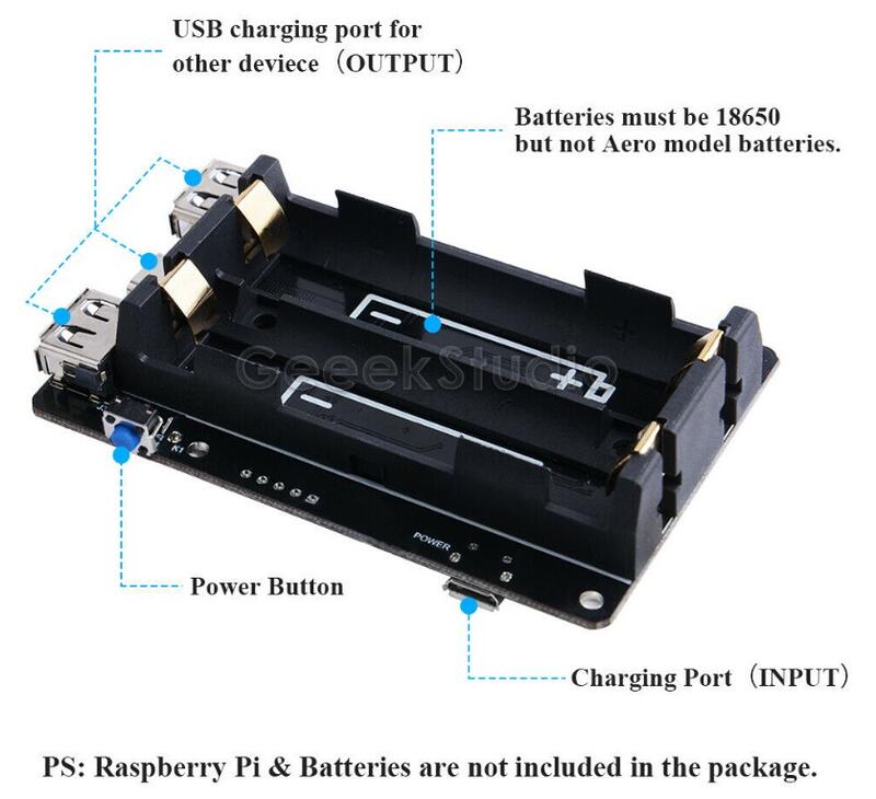 《德源科技》(含稅) UPS Plus（支持RTC)電源管理模塊，適用於Pi 3B/3B+/4B（EP-XXX） | 露天市集 | 全台最大的 ...