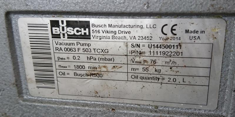 德國 普熙 BUSCH R5 RA 0063 油式真空幫浦~(有多種型號)(真空包裝)(3馬) | 露天市集 | 全台最大的網路購物市集