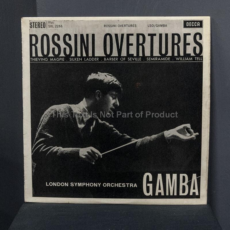 ㊣中古黑膠 Gamba Rossini Overtures 1LP | 露天市集 | 全台最大的網路購物市集