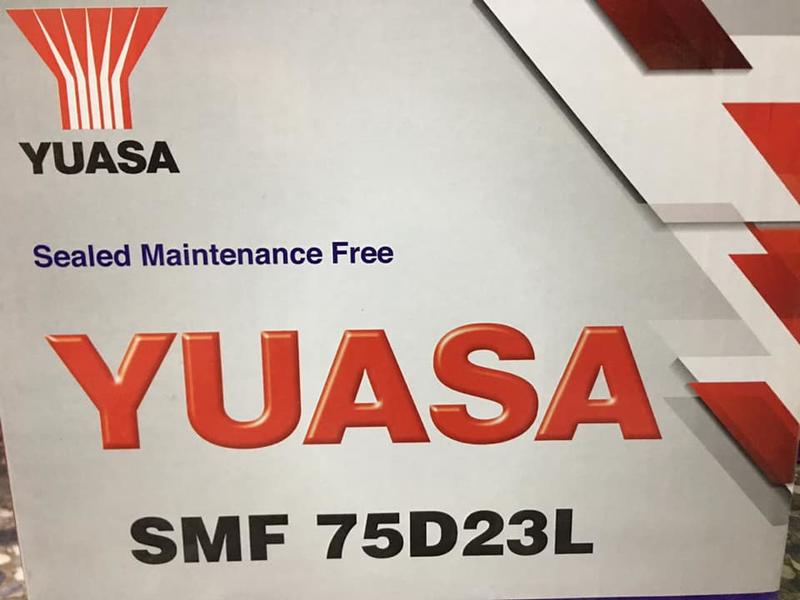 § 99電池 § YUASA湯淺75D23L 75D23R免加水(免保養)汽車電瓶35-60 75D23 | 露天市集 | 全台最大的網路購物市集