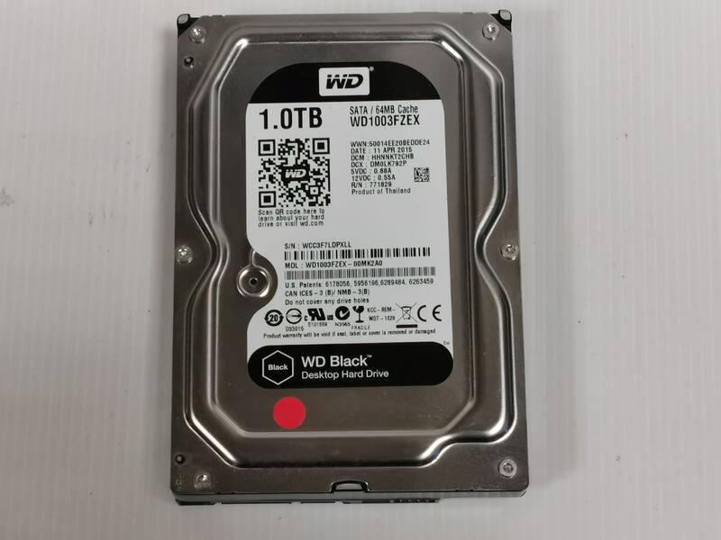 [宇揚][中古][7841小時]WD 3.5吋硬碟 1TB WD1003FZEX/2060-771829-005/黑標 | 露天市集 | 全台 ...