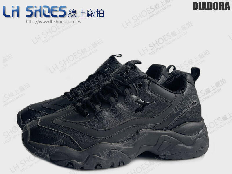 DIADORA時尚復古慢跑鞋跑鞋休閒運動鞋黑(31768)LH Shoes線上廠拍鞋店下架鞋 | 露天市集 | 全台最大的網路購物市集