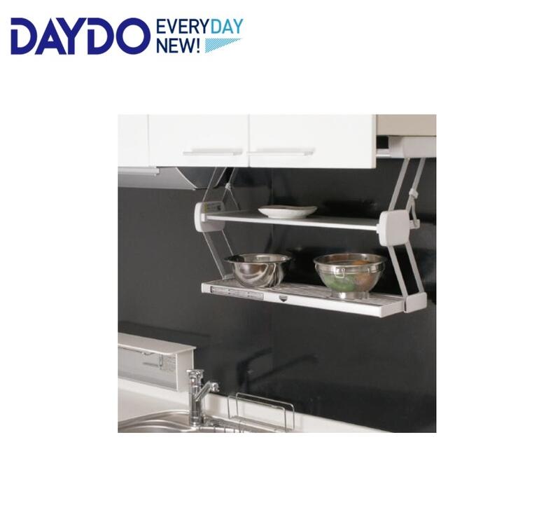 魔法廚房 日本原裝 DAYDO Pull-Down Shelf Z字型收納架 下拉式 手動上櫃收納 60/75/90 | 露天市集 | 全台最 ...