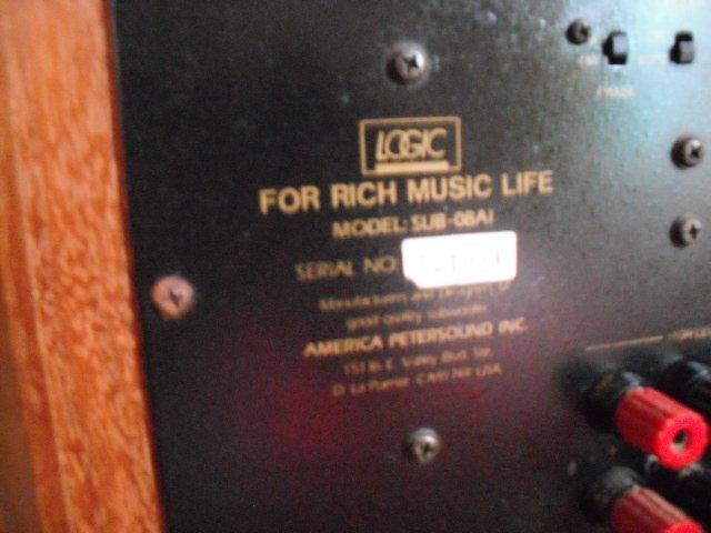 ~清倉價~12吋主動式內置擴大機美國LOGIC SUB-08AI(反射)原木貼皮重低音喇叭大喇叭 | 露天市集 | 全台最大的網路購物市集