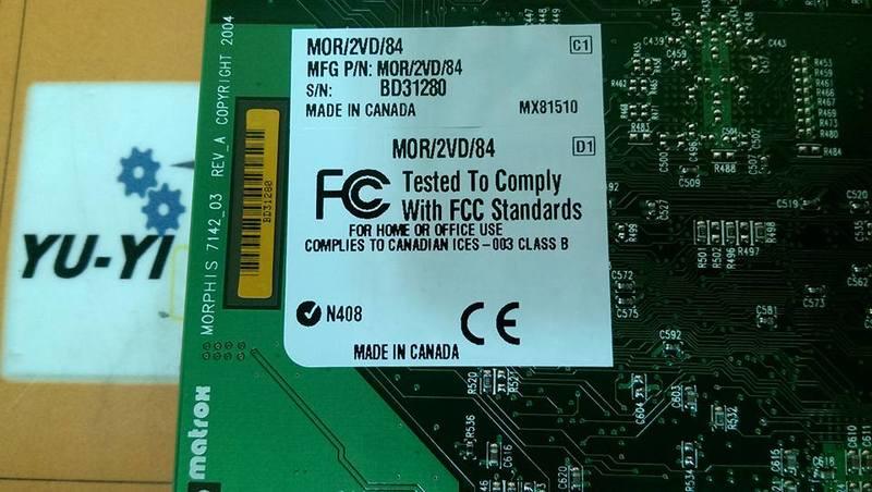 [工控網] MATROX MORPHIS MOR/2VD/84 PCI-104 FRAME GRABBER BOARD | 露天市集 | 全台 ...