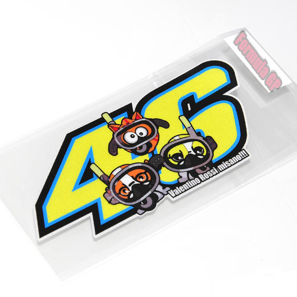 [FGP] Valentino Rossi VR46 misano小魚潛水 鯊魚 貼紙 反光 防水 高質量 | 露天市集 | 全台最大的網路購物市集