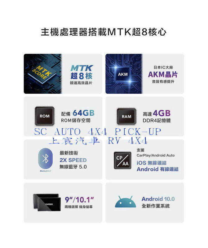 【上宸】RANGER T8 浪久 浪九 新款 CNX MTK 超8核心 Autolink 安卓音響 車機 | 露天市集 | 全台最大的網路購物市集