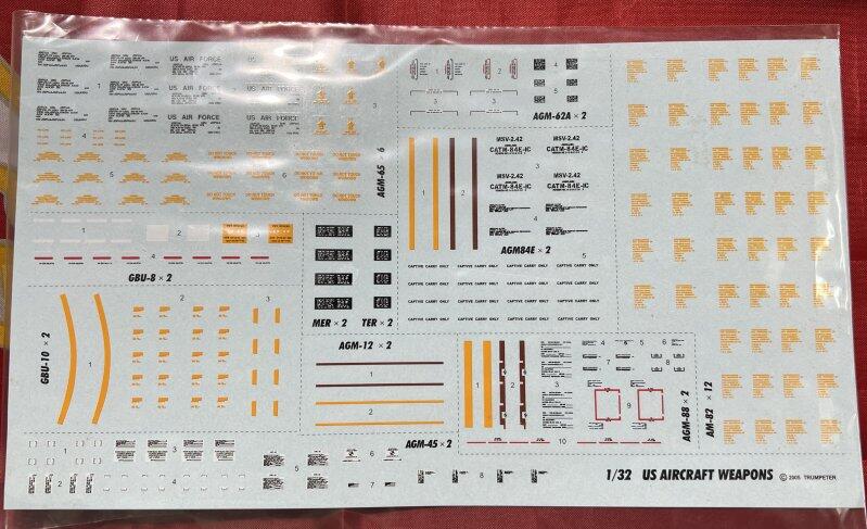 出清Trumpeter小號手模型1:32 u.s.aircraft weapons:a美空軍機載武器03302..另有賣 | 露天市集 | 全 ...