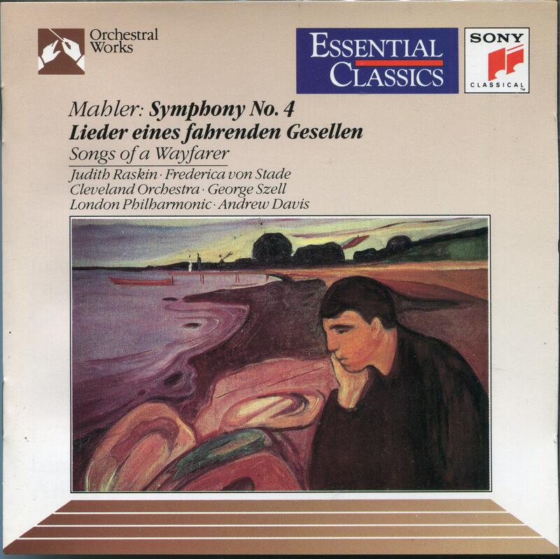 Mahler Symphony No.4 , Songs of a Wayfarer -- George Szell | 露天市集 | 全台最大的網路購物市集