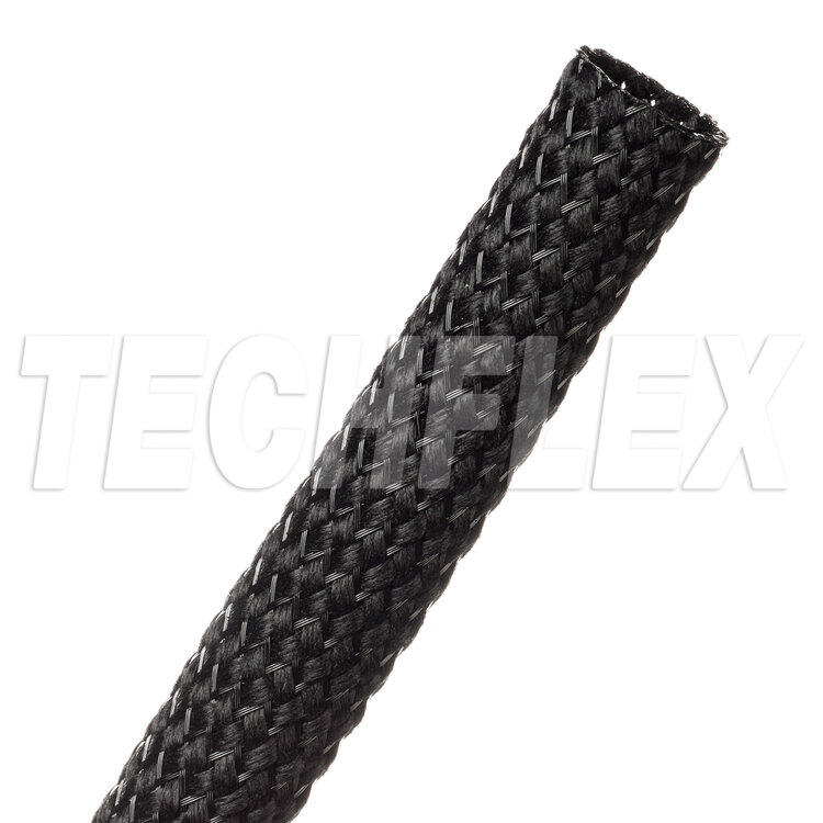 1公尺-美國Techflex NRN0.38BK (9.53mm) 套管 (隔離網/編織網) 降低噪音 震動保護 黑色 | 露天市集 | 全台最大的網路購物市集