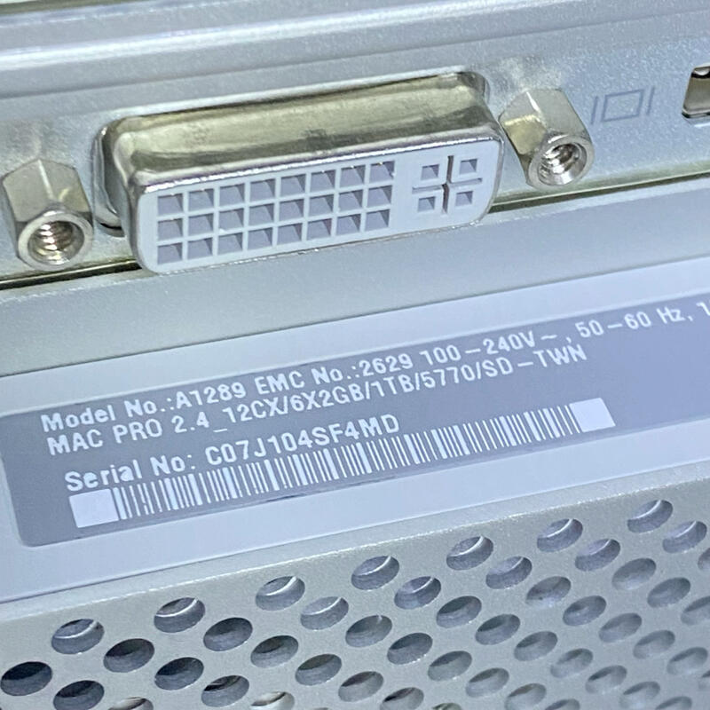 含稅價 Apple Mac Pro 5,1 A1289 2012年 2.4G x2 12G 1TB HD5770 二手 | 露天市集 | 全台 ...