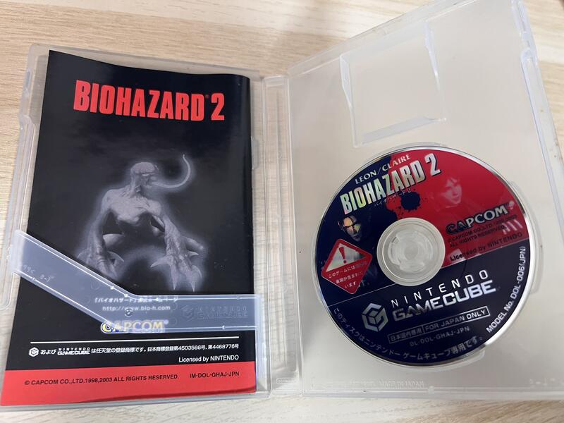 GameCube 遊戲光碟 BIO 2 NGC 惡靈古堡2代 GC豪華移植版 | 露天市集 | 全台最大的網路購物市集