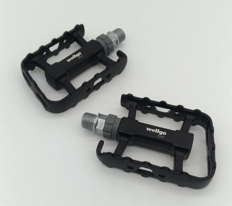 騎樂 公司貨 Wellgo LU-C17/輕巧培林踏板/踏板/培林/黑 | 露天市集 | 全台最大的網路購物市集