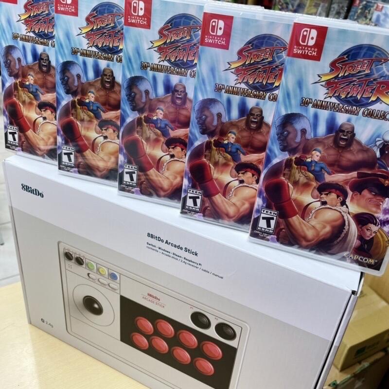 [現貨快速出貨]中文版 NS Switch 快打旋風30 週年 八位堂里歐街機 8bitdo 街機搖桿V3 大搖 | 露天市集 | 全台最大的網路購物市集