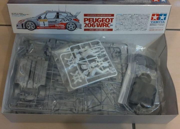 1/24~TAMIYA~Peugeot標緻206.WRC 2001拉力賽塗裝(附兩個人形) | 露天市集 | 全台最大的網路購物市集