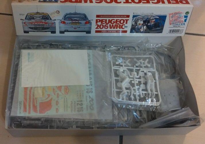 1/24~TAMIYA~Peugeot標緻206.WRC 2001拉力賽塗裝(附兩個人形) | 露天市集 | 全台最大的網路購物市集