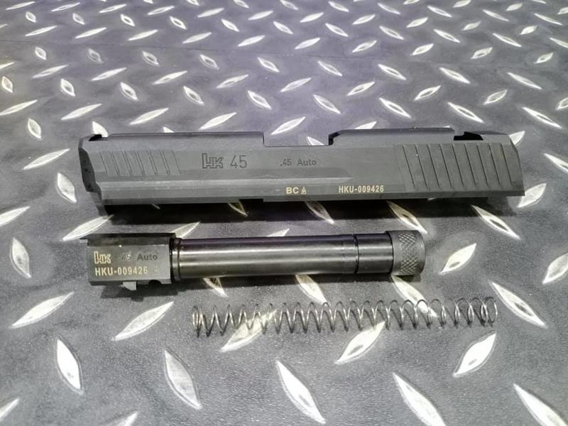 【我愛杰丹田】RA-TECH Marui HK.45 CNC 鋼製 滑套 & 外管組 14MM CW | 露天市集 | 全台最大的網路購物市集