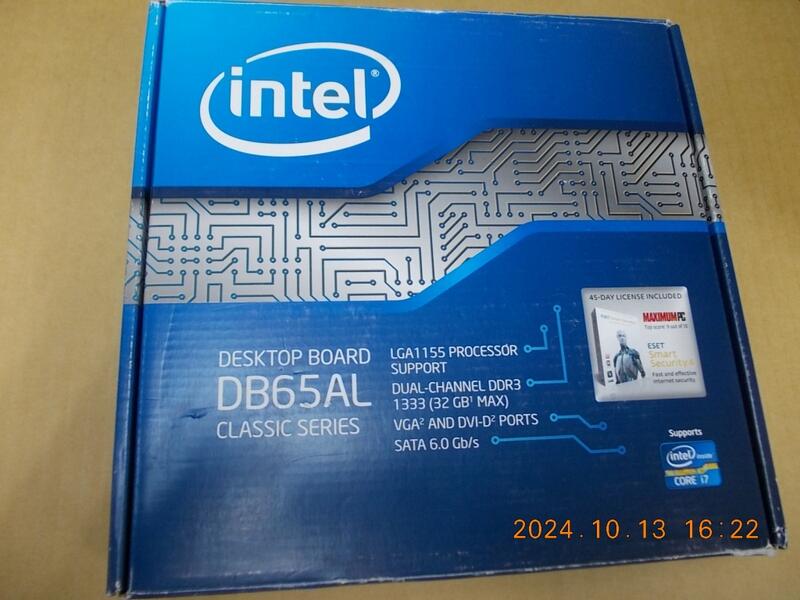 Intel DB65AL 主機板 LGA1155 LGA-1155 全新 盒裝 G12530-310 mATX | 露天市集 | 全台最大的 ...