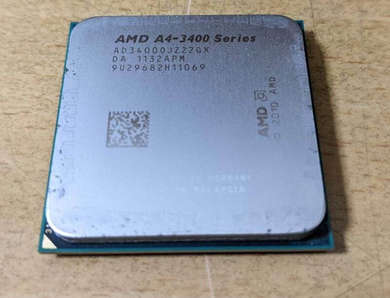 AMD A4-3400 2.70GHz (FM1/良品) | 露天市集 | 全台最大的網路購物市集