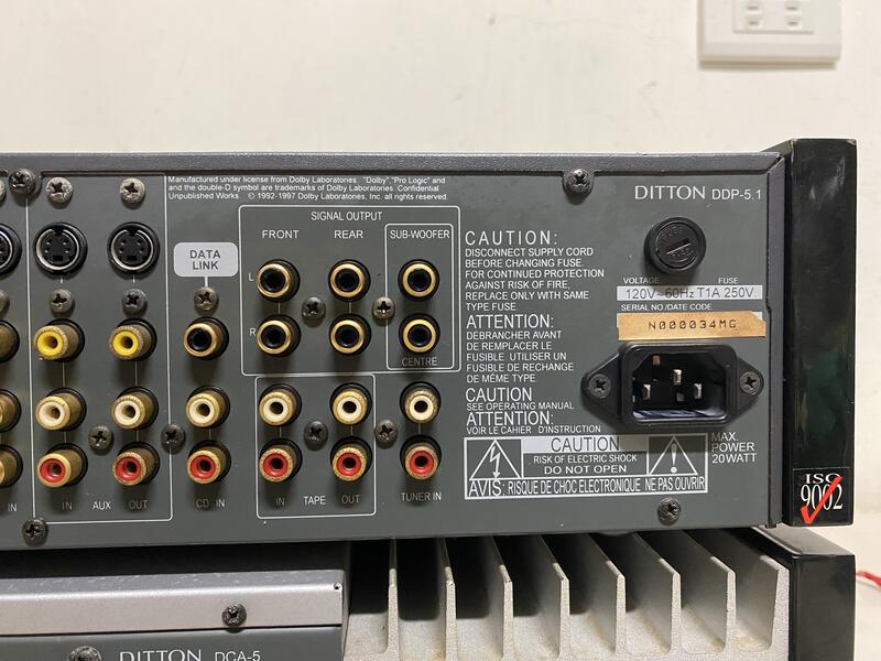 英國 DITTON DDP-5.1 前級 DCA-5 五聲道後級擴大機 THX 英國製造 120W(8歐姆) ~ | 露天市集 | 全台最大的網路購物市集