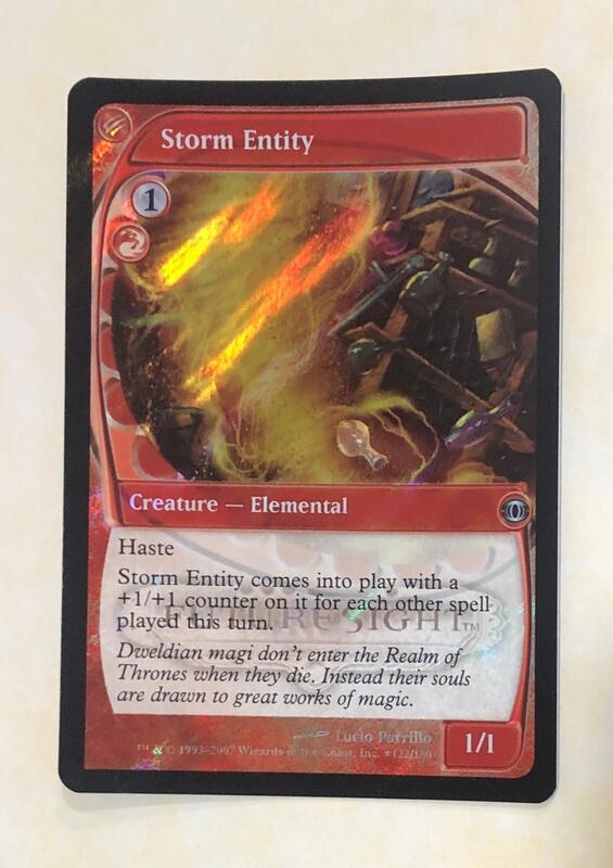 [MAGIC]魔法風雲會 預知將來 Storm Entity 風暴靈 閃卡 FOIL 英文 | 露天市集 | 全台最大的網路購物市集