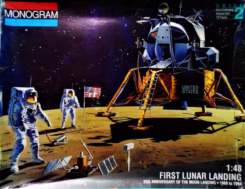 MONOGRAM 1/48 FIRST LUNAR LANDING首次登月場景組(含月表地台) | 露天市集 | 全台最大的網路購物市集