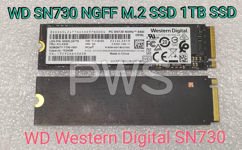【WD Western Digital SN730 1TB 1T 1000G 】PCIe3.0 NVMe M.2 SSD | 露天市集 | 全 ...