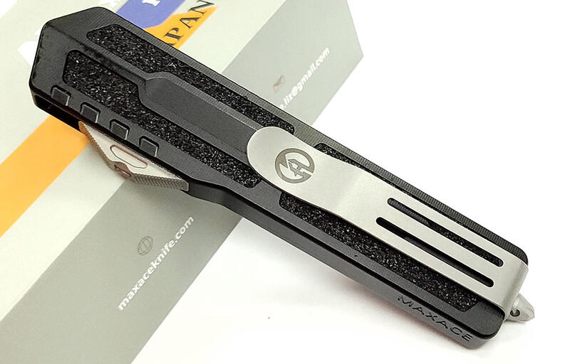 【angel 精品館 】Maxace Archer 黑鋁柄 Dagger 刀尖OTF K110鋼X01B | 露天市集 | 全台最大的網路購物市集