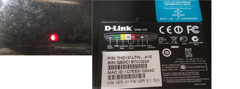 二手D-Link DHD-131 MAINSTAGE WIDI 無線播放器單機無配件(初步測試上電有反應當測試報帳零件品 | 露天市集 | 全台最大的網路購物市集