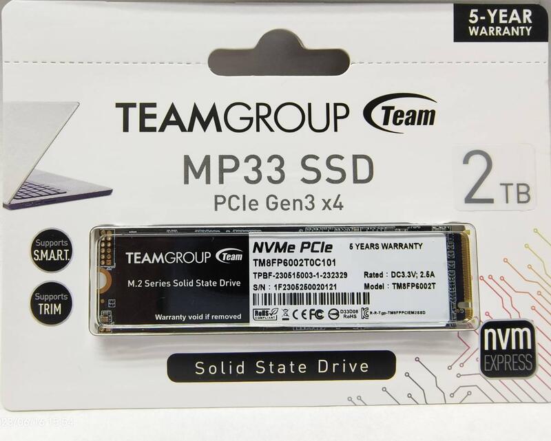 《SUNLINK》TEAM 十銓 MP33 PRO 2TB 2T M.2 PCIe SSD 固態硬碟 | 露天市集 | 全台最大的網路購物市集