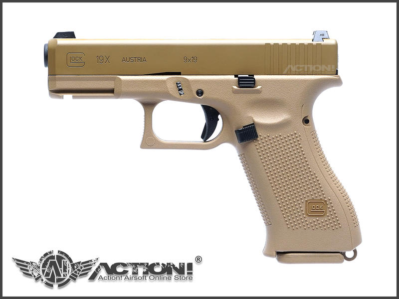 【Action!】現貨免運）VFC GLOCK 19X G19X GBB瓦斯手槍 Umarex 授權刻字 沙色 | 露天市集 | 全台最大的 ...