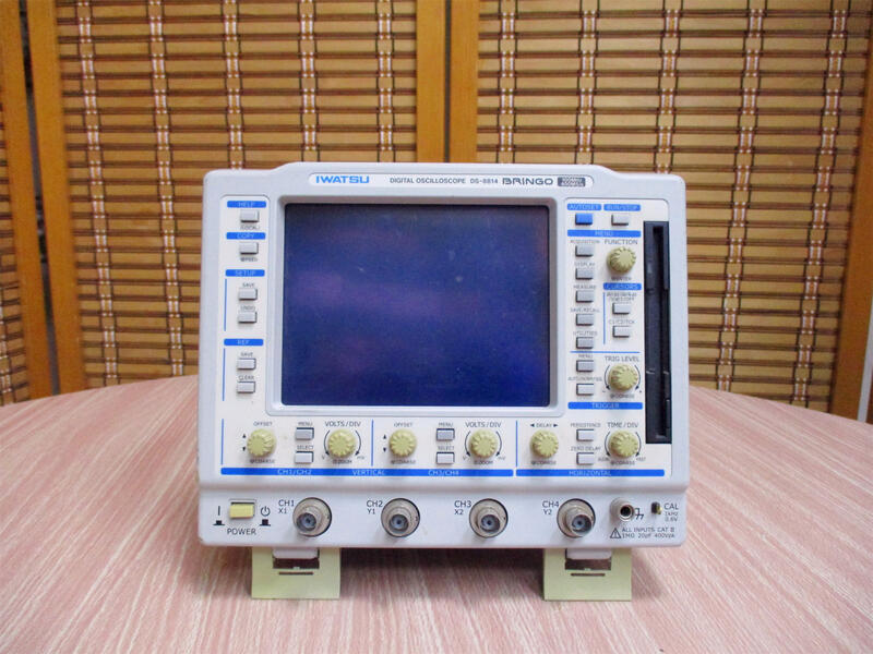 康榮科技二手儀器領導廠商IWATSU DS-8814 (DS8814) 100 MHz, 4 CH DSO示波器附探棒 | 露天市集 | 全台 ...