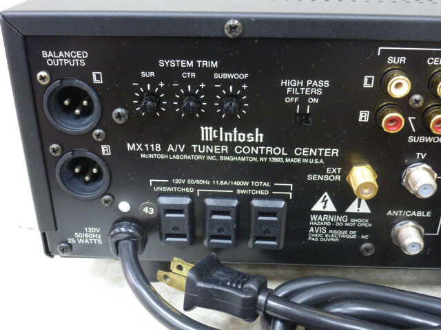 Mcintosh MX118 Preamp附Tuner | 露天市集 | 全台最大的網路購物市集