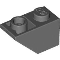 【積木樂園】 樂高 LEGO 4211096 3665 深灰色 Roof Tile 1X2 Inv | 露天市集 | 全台最大的網路購物市集