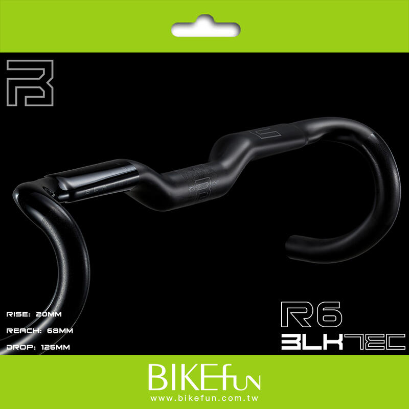 英國BLKTEC R6抬升型碳纖公路車彎把 Rise 20mm Reach68mm 空力 > BIKEfun拜訪單車 | 露天市集 | 全台最大的網路購物市集