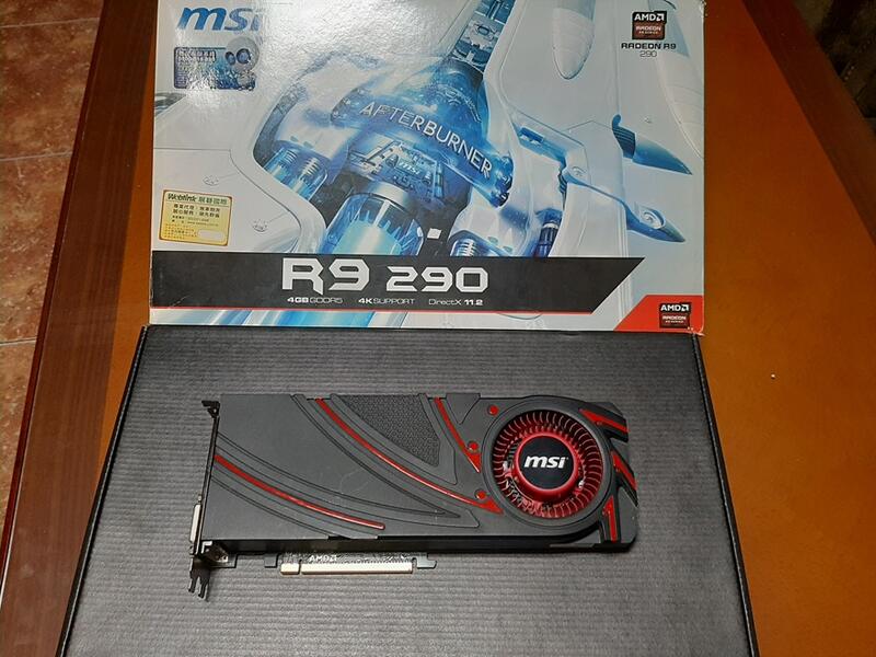 [降價出清] msi AMD Radeon R9 290 4G 512Bit 4K 專業繪圖編輯卡 | 露天市集 | 全台最大的網路購物市集