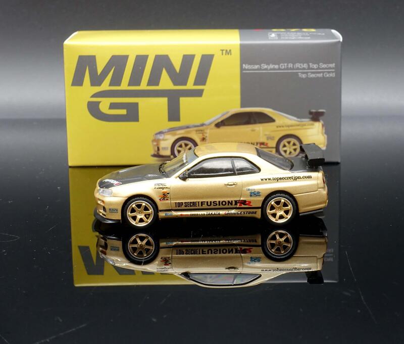 MASH 現貨特價 Mini GT 1/64 Nissan GT-R R34 Top Secret 金 #676 日本限 | 露天市集 | 全 ...