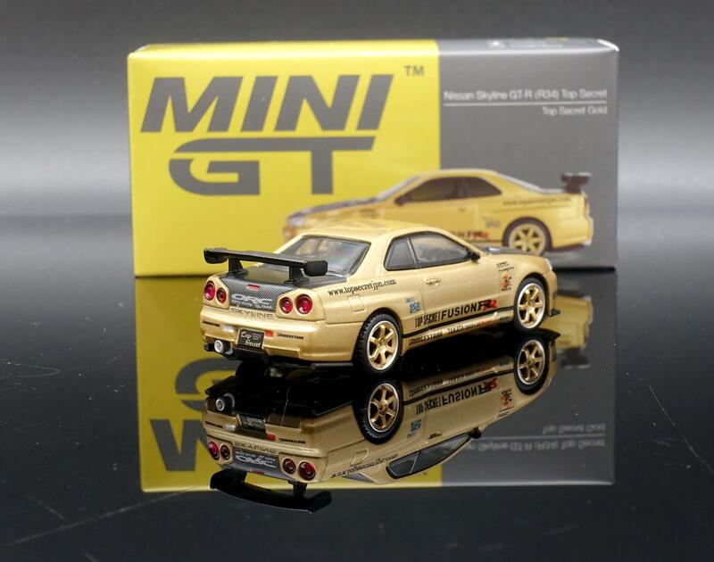MASH 現貨特價 Mini GT 1/64 Nissan GT-R R34 Top Secret 金 #676 日本限 | 露天市集 | 全 ...