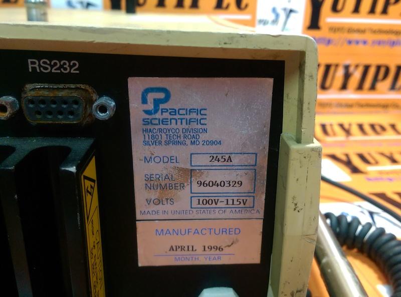 [工控網] HIAC/ROYCO 245A PARTICLE COUNTER | 露天市集 | 全台最大的網路購物市集