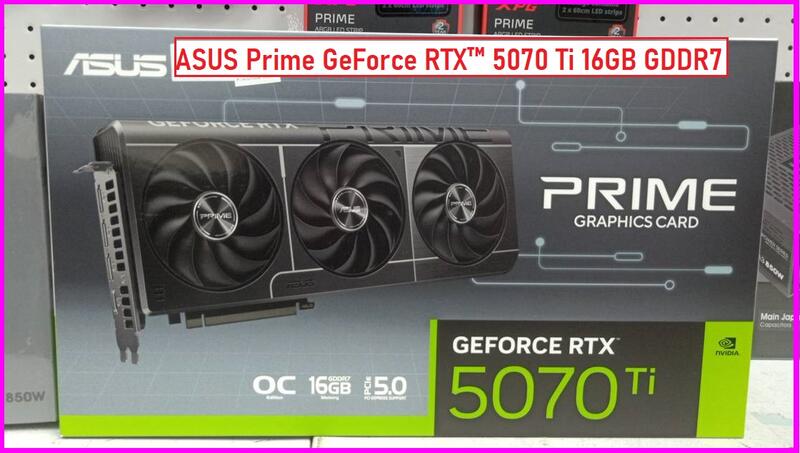~華碩 PPRIME RTX5070TI O16G 顯示卡 三風扇 電競遊戲 魔物獵人 RTX5070Ti 威盟電腦 | 露天市集 | 全台最 ...