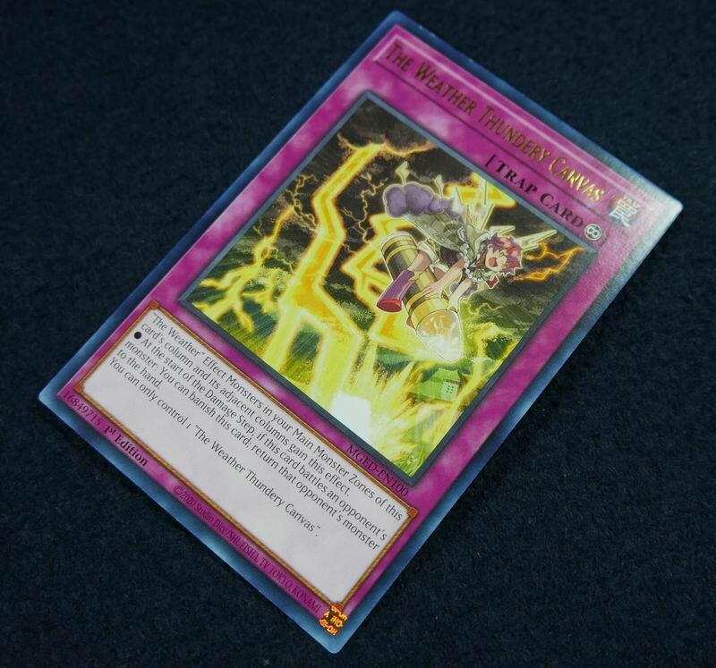 HCP正版遊戲王 MGED-EN100 美英1刷 金字 雷之天氣模樣X1(M/NM)=DBSW-JP040 | 露天市集 | 全台最大的網路購物市集