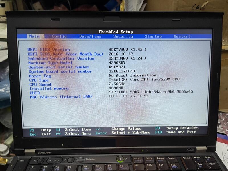 零件機Lenovo聯想(NBF5龍)X220 12吋 i5-2520M筆記型電腦 | 露天市集 | 全台最大的網路購物市集